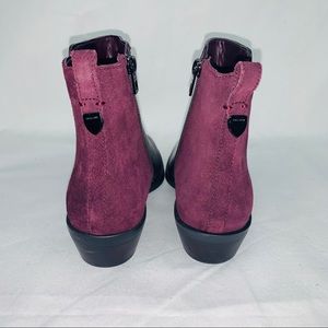 Coach | Shoes | Coach Carmen Plum Suedeleather Bootie | Poshmark